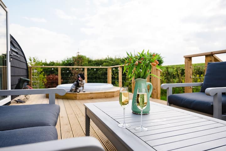 Fallow - Luxury Lodge With Cinema Room & Hot Tub - Bourne