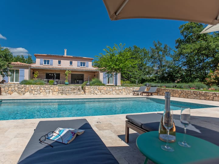 Villa De Luxe Avec Beau Jardin Et Piscine Privée - Fayence