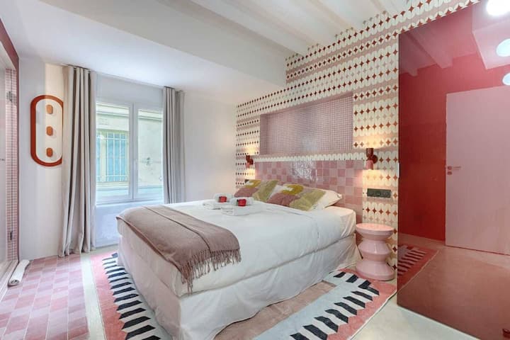 Les Halles - Luxurious & Colorful 5bd For 16 Guest - Paris