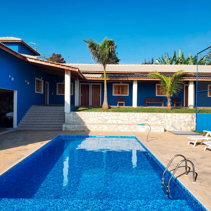 Casa De Campo Com Wi-fi E Piscina Em Mairinque/sp - Itu