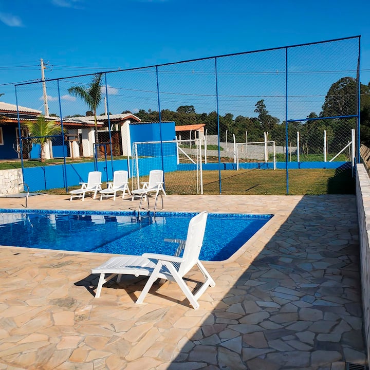 Casa De Campo Com Wi-fi E Piscina Em Mairinque/sp - Itu