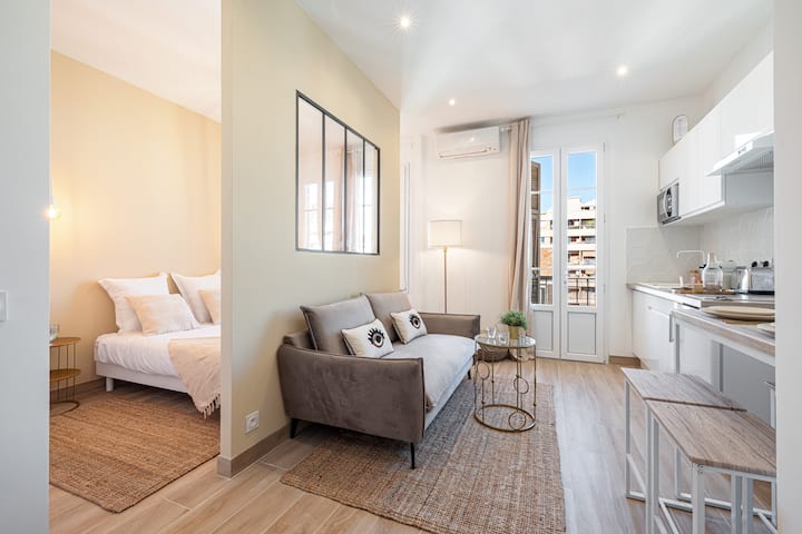 Studio Lumineux - Riquier - Climatisé - Èze