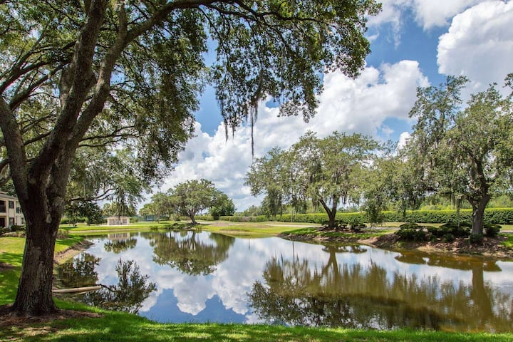 1-bdr Ground Floor Condo On Pond |Resort Amenities - Wesley Chapel, FL