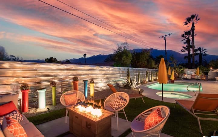 Pop Art Paradise- Monthly, Pool & Spa - Palm Springs, CA