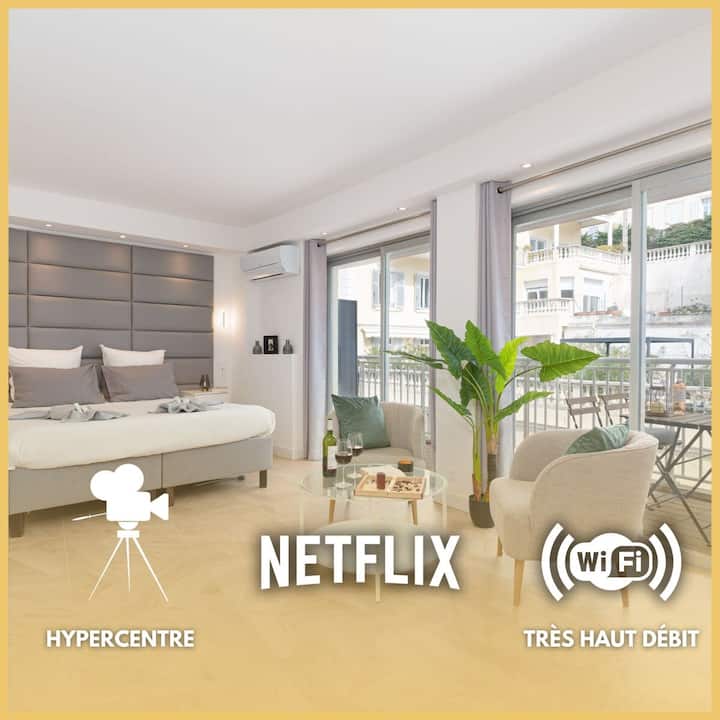 Le Louis Blanc - Hypercentre - 100m Suquet - Clim - Cannes