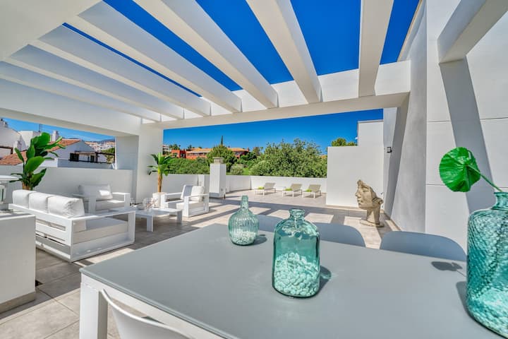 3019 Stunning Penthouse With Golf & Sea View - Casares