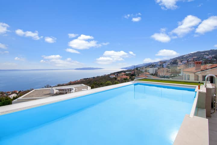 Villa Subin With Panoramic Sea Views - Opatija