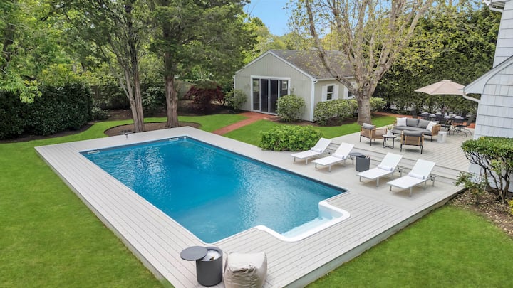 4br/3ba: Private Pool, Gym, Close To Town Beaches - East Hampton, NY