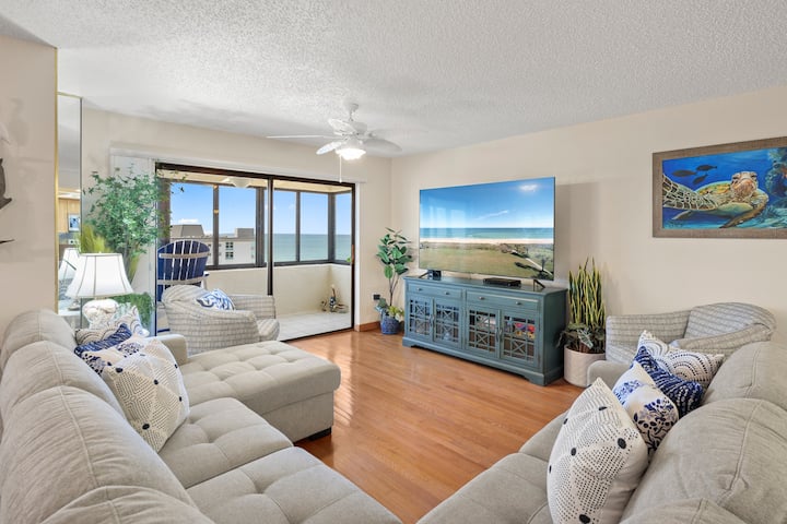 Oceanfront Penthouse 11b | Pool & Beach Access! - Ormond Beach, FL