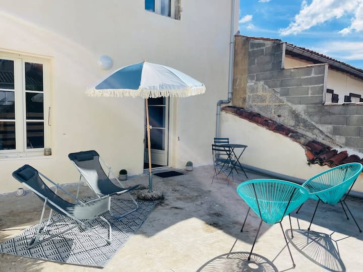 La Terrasse Avec Climatisation - Saint-Jean-d'Angély