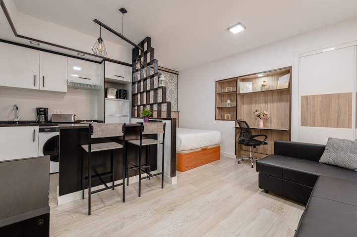 Studio Cosy Sur La Gran Via - Madrid