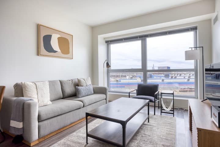 Blueground | E Cambridge, Gym & W/d, Near T Stop - Cambridge, MA