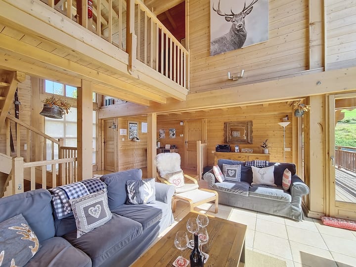 Chalet 4 Saisons - 10pers - Proche Piste - Les Gets