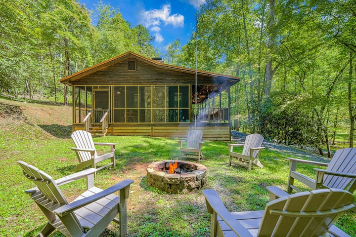 Secluded 2br Riverfront Dog Friendly - Mineral Bluff, GA