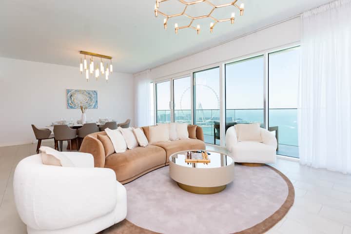 4br Luxury La Vie • Private Beach + Sea Views - Dubai Marina