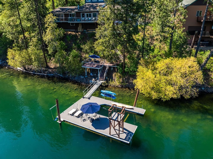 Hayden Lakefront | Private Dock, Game Room, Views - Hayden Lake, ID