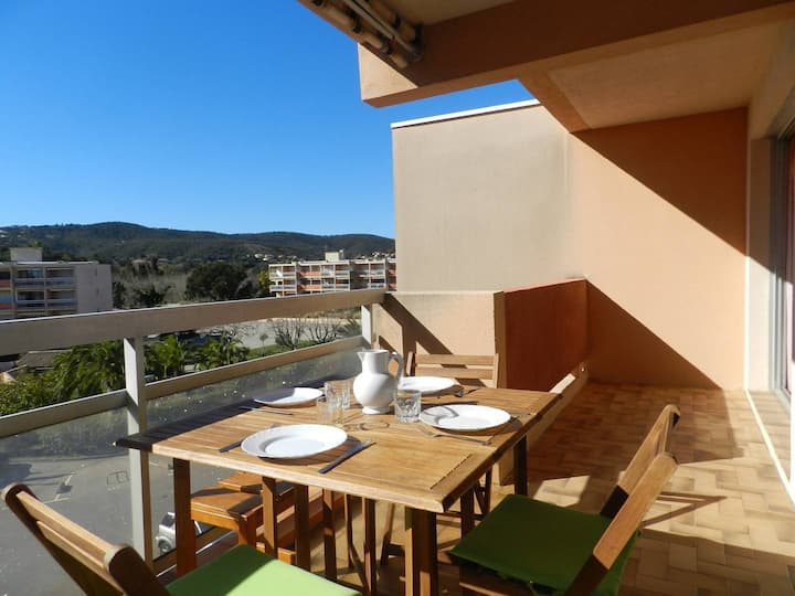 2p Terrasse, Piscine Tennis, Plage Directe - 博爾默勒米莫薩