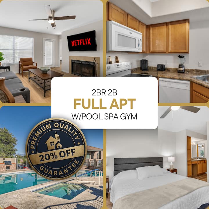 Gorgeous Full Apt 2br/2bath W/pool, Spa & Gym - Tucson, AZ