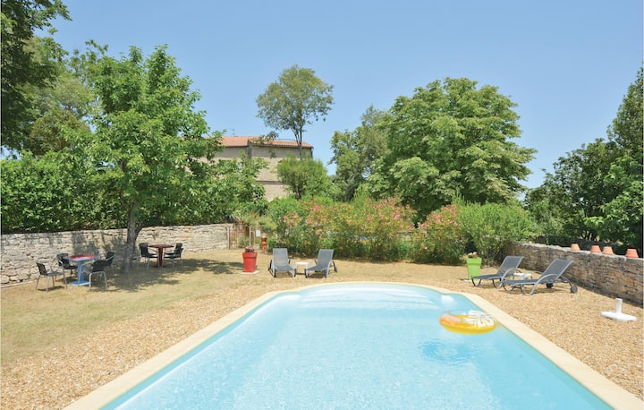3 Bedroom Gorgeous Home In Barjac - Barjac