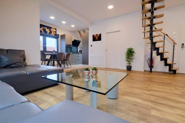 Renoviertes Stadtglanz Apartment - Stuttgart