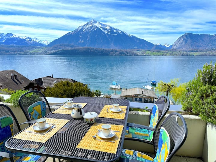Swisshut Stunning Views Alps & Lake - Thun