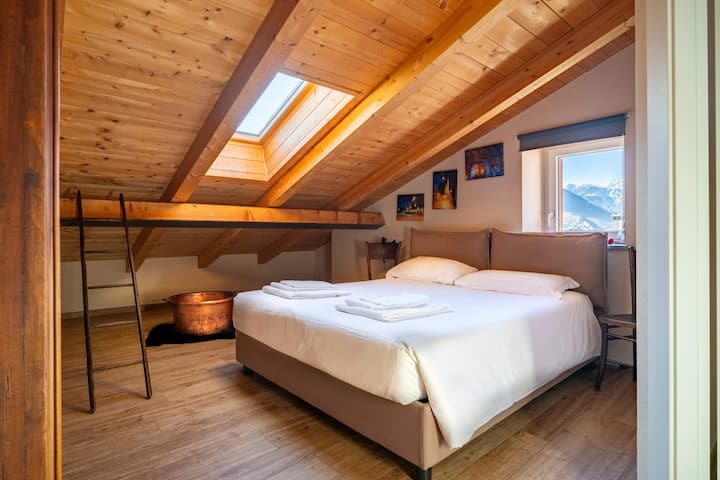 Maison Soleil - Le Grenier - Affitti Brevi Italia - Aosta