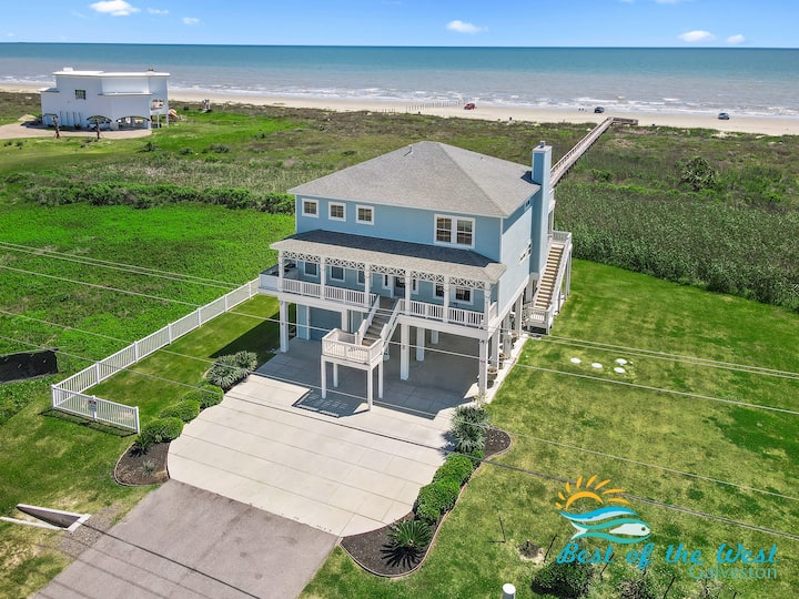 Coastal Euphoria Beachfront Jacuzzi Pet Friendly - Galveston, TX