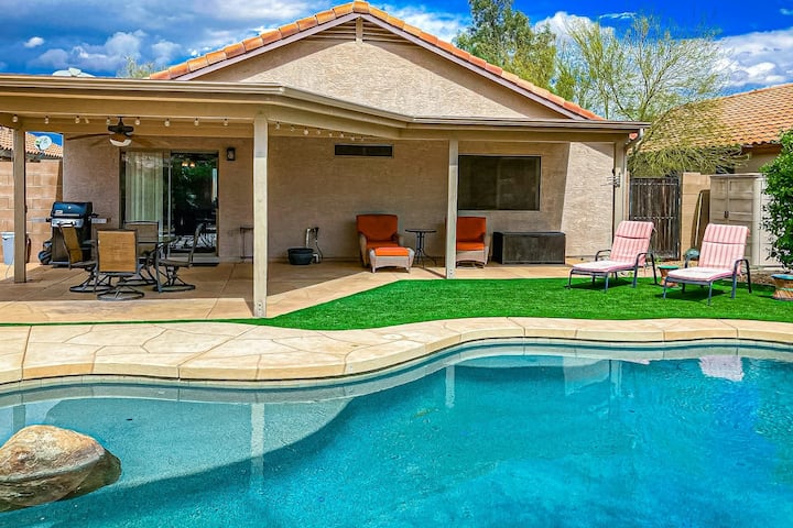3br Mountain-base Charmer With Pool & Smart Tvs - Apache Junction