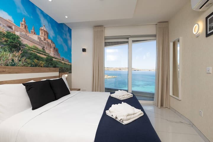 Ivory Suite Seafront With Views!- Fl 19 By Homely - Malta