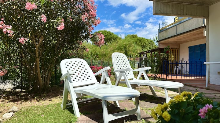 M341 - Marcelli, Three-room Apartment With Garden - Numana