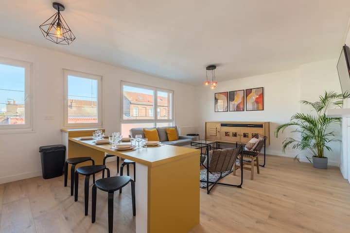 Appartement 3 Chambres Proche Chu Et Centre-ville - Seclin