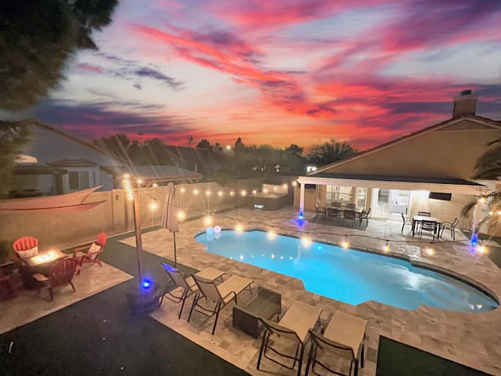 Heated Pool, Spa, Putt-putt, Bocce, Bowling! - Scottsdale, AZ