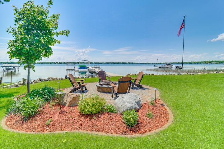 Villa On Lake Darling: Fire Pit, Deck & Bbq! - Alexandria, MN