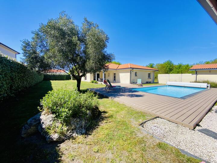 Belle Villa Contemporaine Avec Piscine Pour 7 Pers - Parentis-en-Born