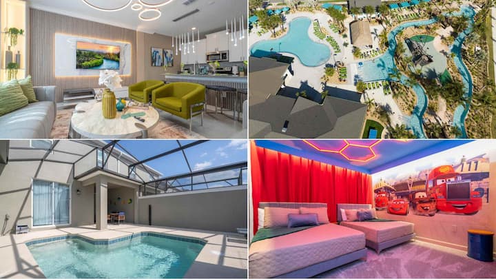 Disney Retreat 4br • Pool • Cars & Lion King - Kissimmee, FL