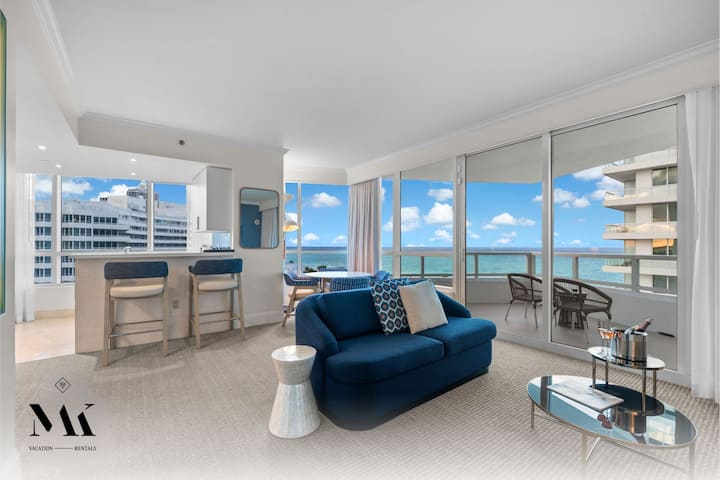 Fontainebleau|1br Corner W/ Resort View + Spa - Miami Beach, FL