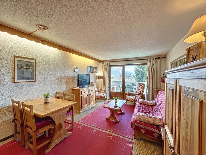 Studio Cosy Au Centre De Combloux Avec Parking - Combloux