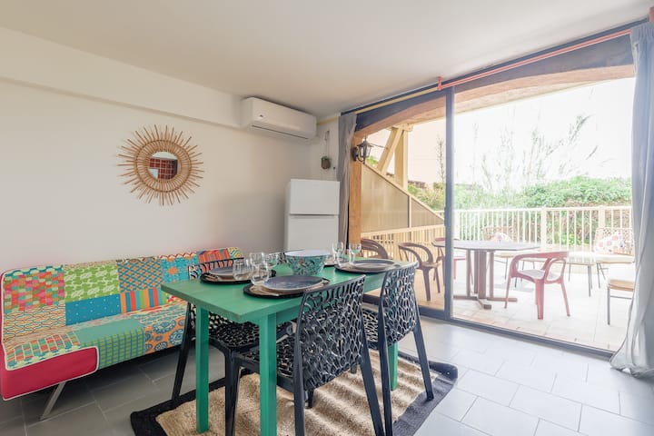 L'isula - Appt Pour 5 Climatisé Avec Piscine - L'Île-Rousse