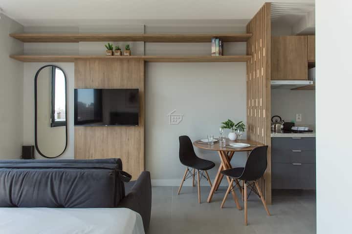 Viva Bem Em Um Studio Perfeito Em áRea Nobre - Porto Alegre