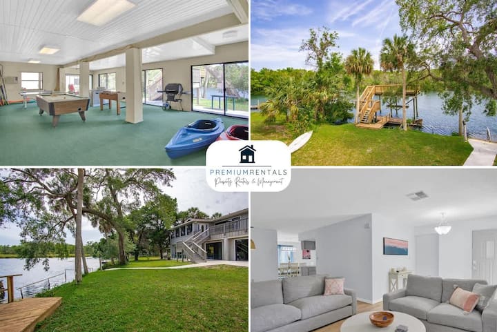 Kings Bay Inlet Front House With 4 Bedrooms And 3 - Crystal River, FL