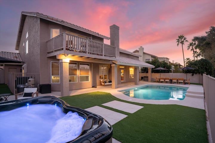 Lakeside 5br Retreat | Pool & Hot Tub - 格蘭岱爾