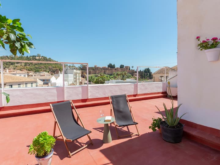 Appartement Central Avec Grande Terrasse - Málaga, Spagna