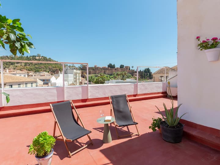 Appartement Central Avec Grande Terrasse - Málaga