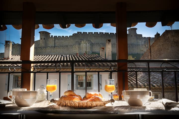 Vue Sur La Cité Médiévale - Terrasse - Clim - 61.4 - Carcassonne