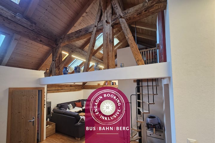 Chasa Mayer: Central 5 ½-Room Flat In The Historic - Scuol