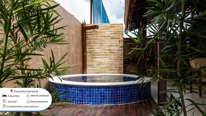 House In Carneiros 4qts - Jacuzzi+barbecue 039 - Praia dos Carneiros