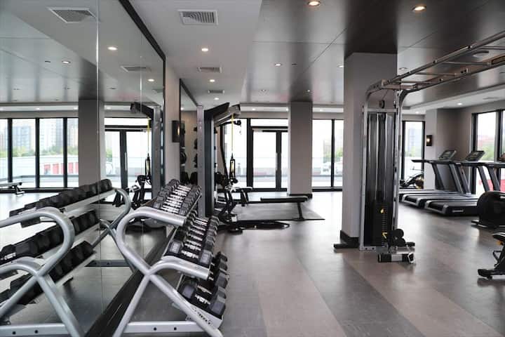Mott Haven Studio 2 Full Beds | Fitness Center - The Bronx, NY
