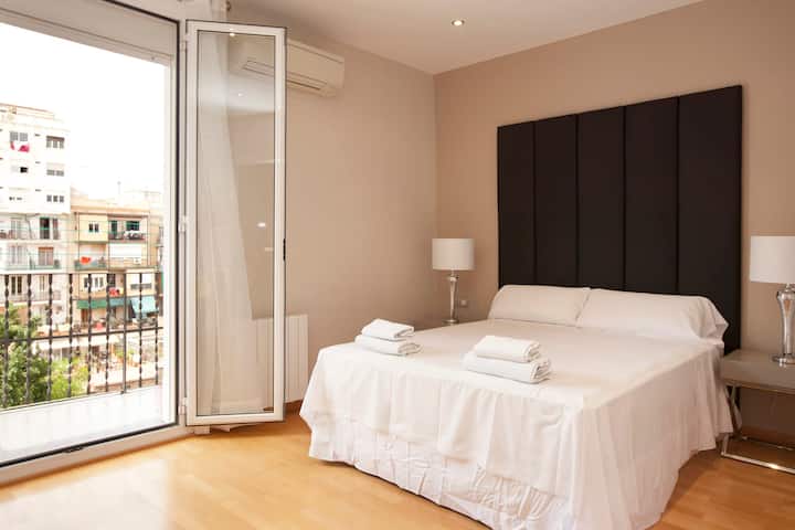 Gran Via Modern And Bright 3bd With Terrace - Barcelona