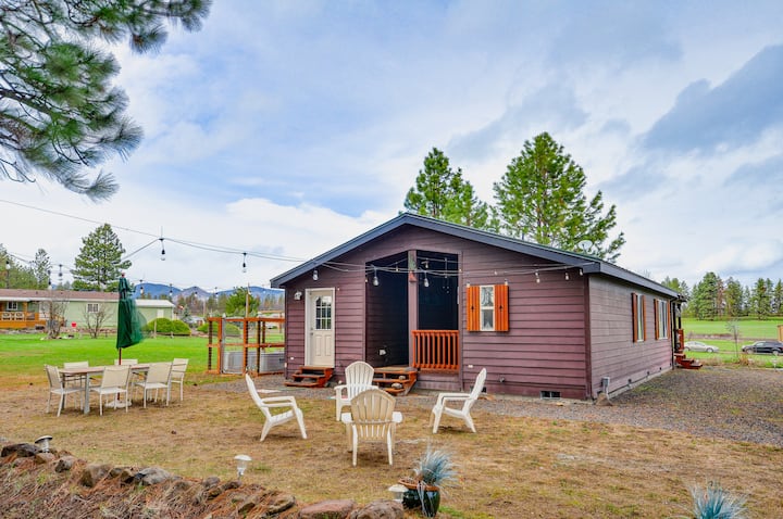 Oregon Cabin On Pine Hollow Reservoir W/ Mtn View! - Rock Creek Reservoir, OR