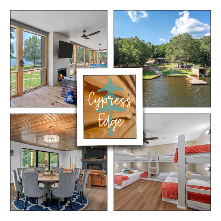 Cypress Edge On Lake Claiborne ~ Sleeps 24 - Lake Claiborne, LA